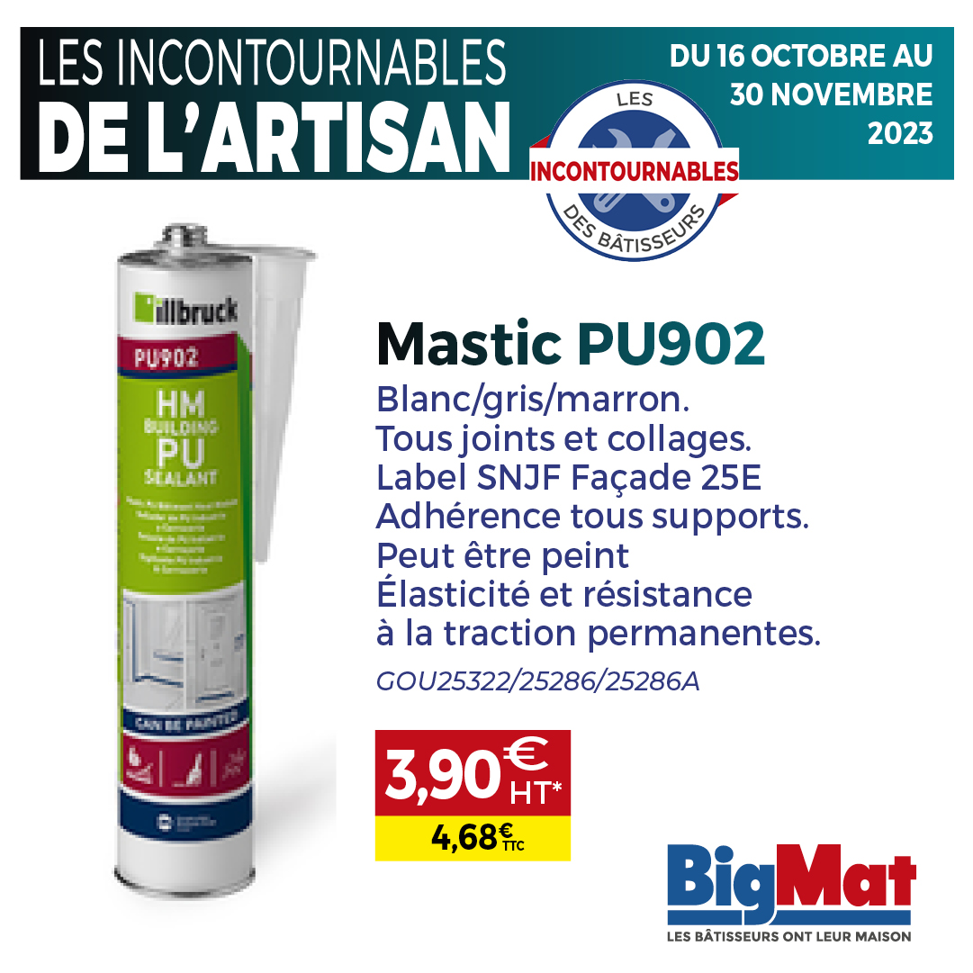 Promotion sur cartouches silicone, mousses polyuréthane, enrouleurs et ...