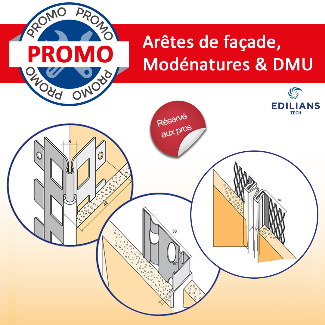 PROMO sur les arêtes de façade, modénatures & DMU | BigMat