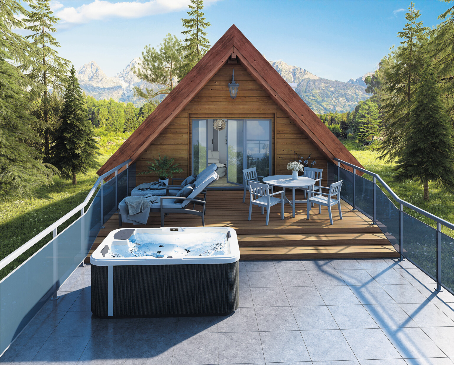 Comment installer un spa en extérieur sur une terrasse ? | BigMat