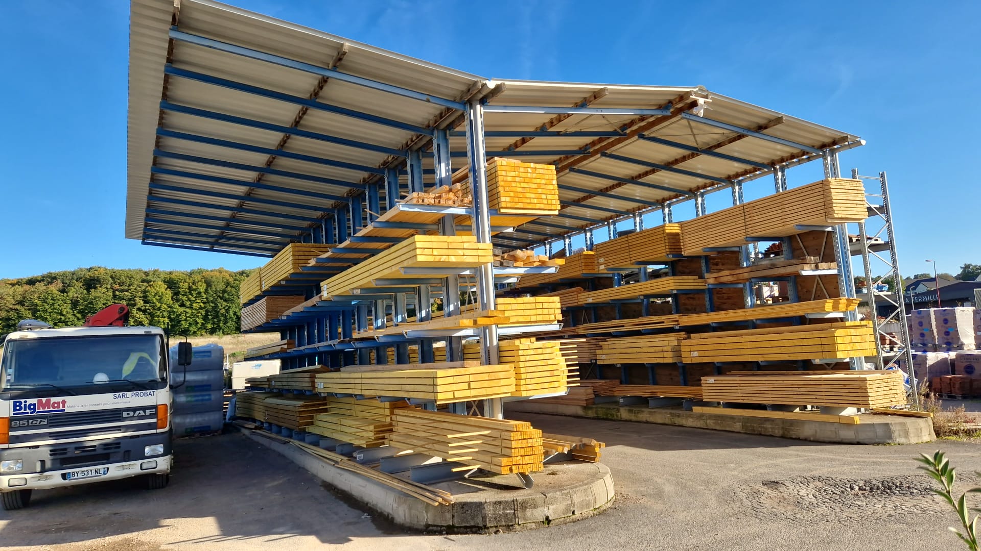 Zoom sur notre parc bois chez BigMat Probat ! | BigMat
